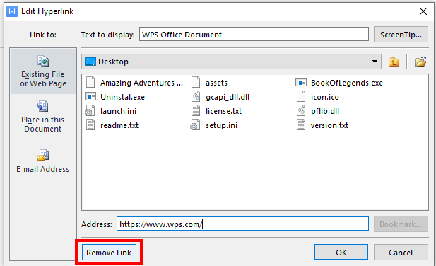 How to Create a Hyperlink in Word Using WPS Office