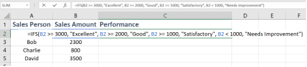 How to Use IFS Function in Excel: Easy Steps