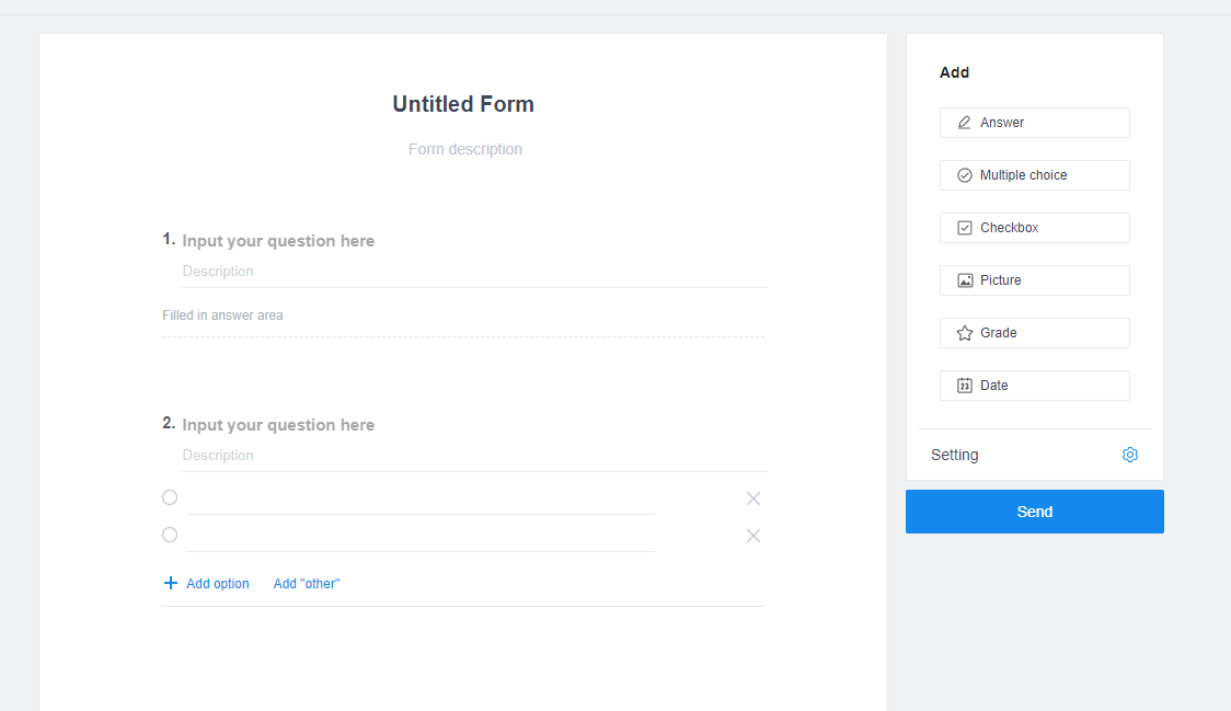 How to Use SmartForm to do Questionnaire Survey in WPS Office