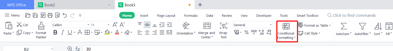 How to Use Excel Conditional Formatting Formula in WPS Office