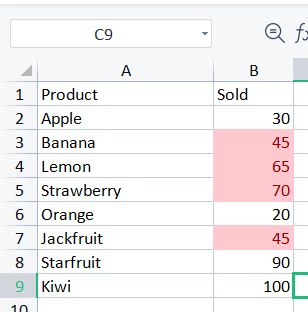 How to Use Excel Conditional Formatting Formula in WPS Office