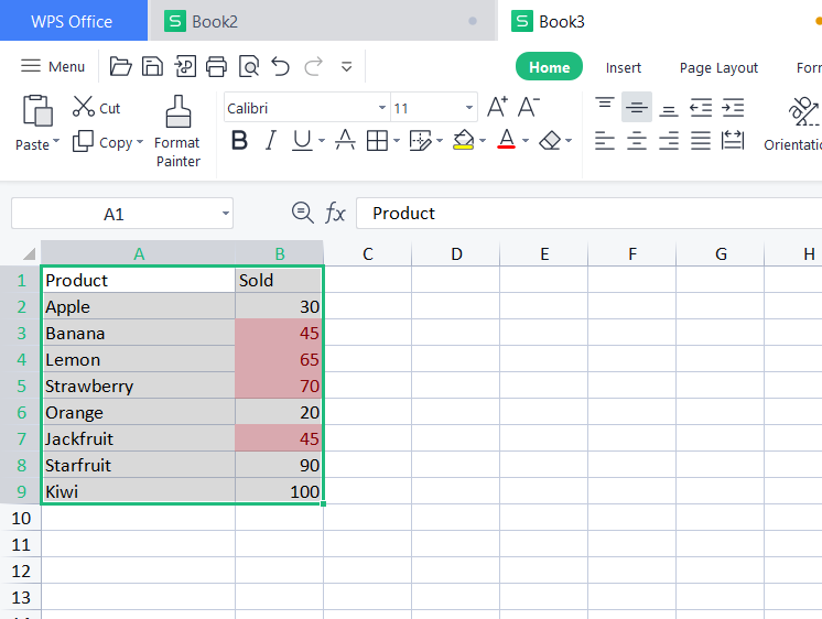 How to Use Excel Conditional Formatting Formula in WPS Office
