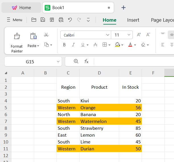 How to Use Excel Conditional Formatting Formula in WPS Office