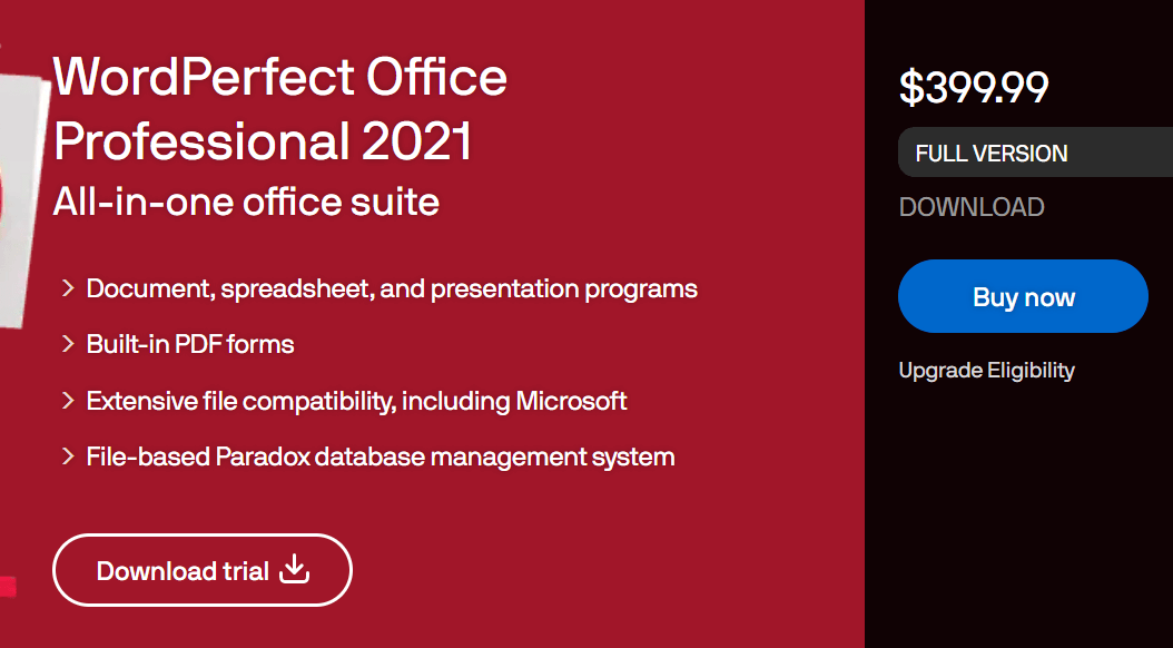 Guide on downloading WordPerfect on Windows and Mac