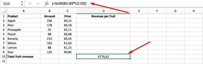 2 Easy Methods to Use Excel Array Formula in WPS Office