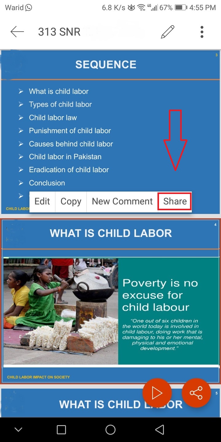 How to Share One Slides from PowerPoint in a presentation