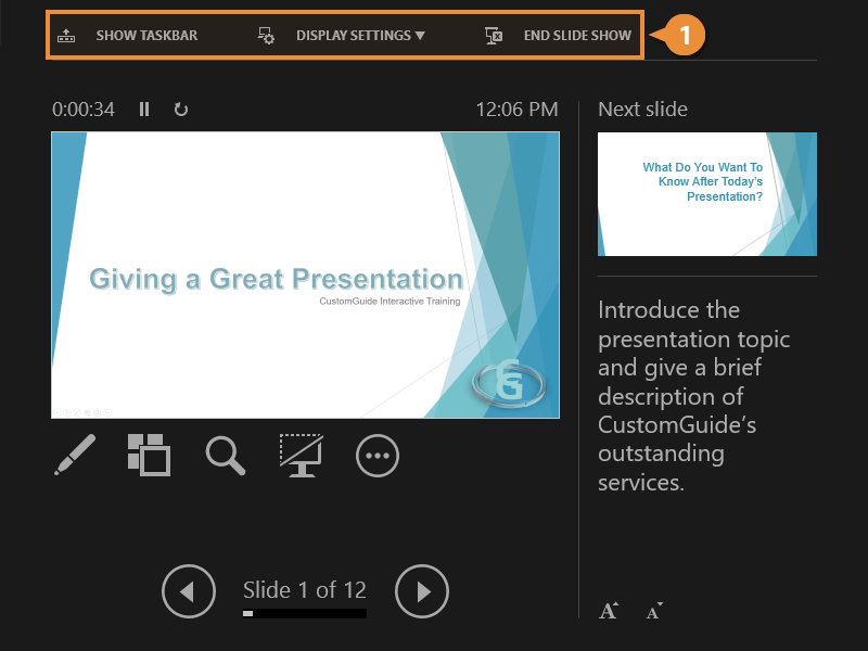 How to Use the PPT Presenter View