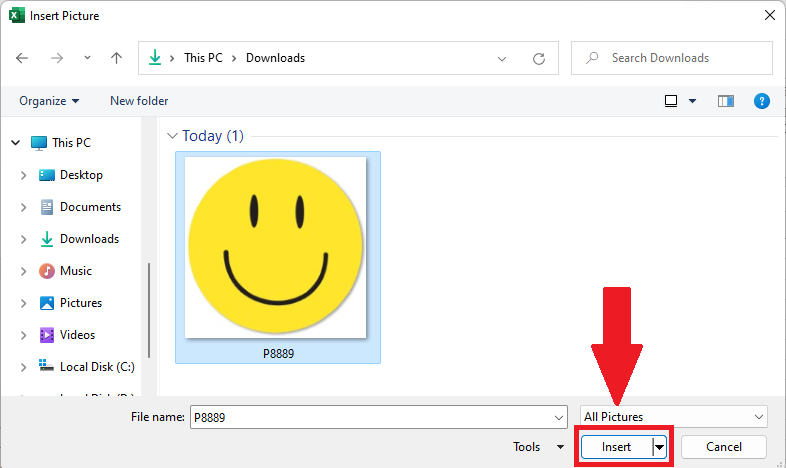 How to insert a picture into a cell in Excel (step by step)