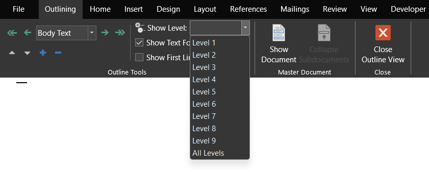 How to Create an Outline in Word: A Comprehensive Guide