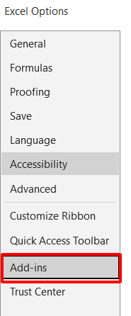 How to Fix Excel Add-ins not Showing