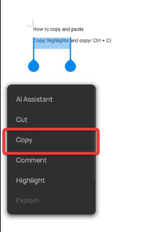 How To Copy And Paste In Microsoft Word On Android Device Easy Fast 