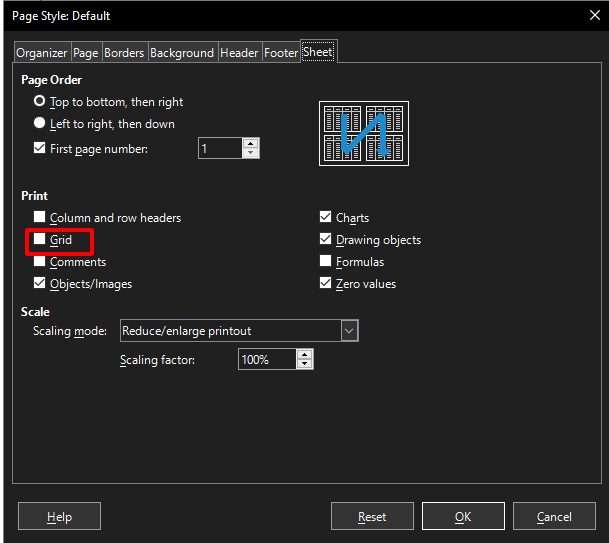 How to Print Gridlines in LibreOffice Calc(Step-By-Step Guide)
