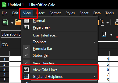 How to Print Gridlines in LibreOffice Calc(Step-By-Step Guide)