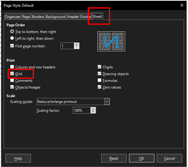 How to Print Gridlines in LibreOffice Calc(Step-By-Step Guide)