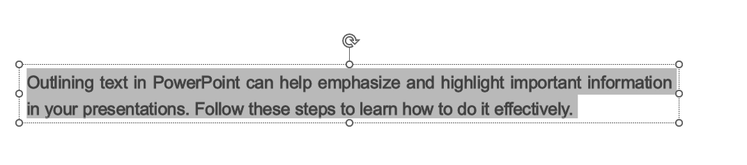 How to Outline Text in PowerPoint [A Complete Guide]