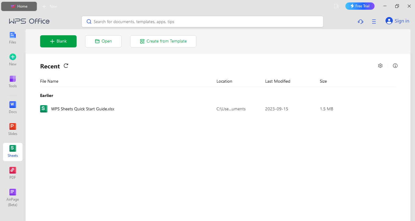 Top 7 Free Spreadsheet Software