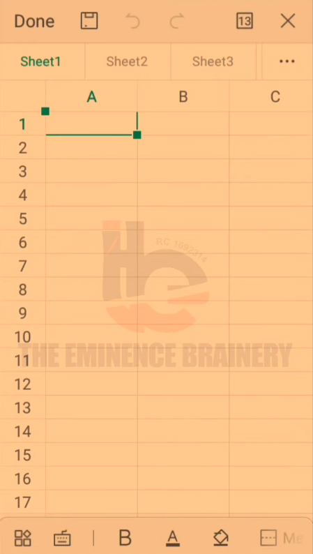 spreadsheet on iphone