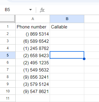 Helpful Tutorial for Formatting Phone Numbers in Google sheets