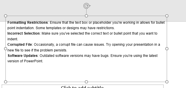 How to Bullet Point Indentation in PowerPoint (The Ultimate Guide)