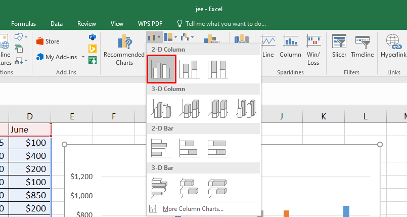 How to Create a Clustered Column Chart in Excel