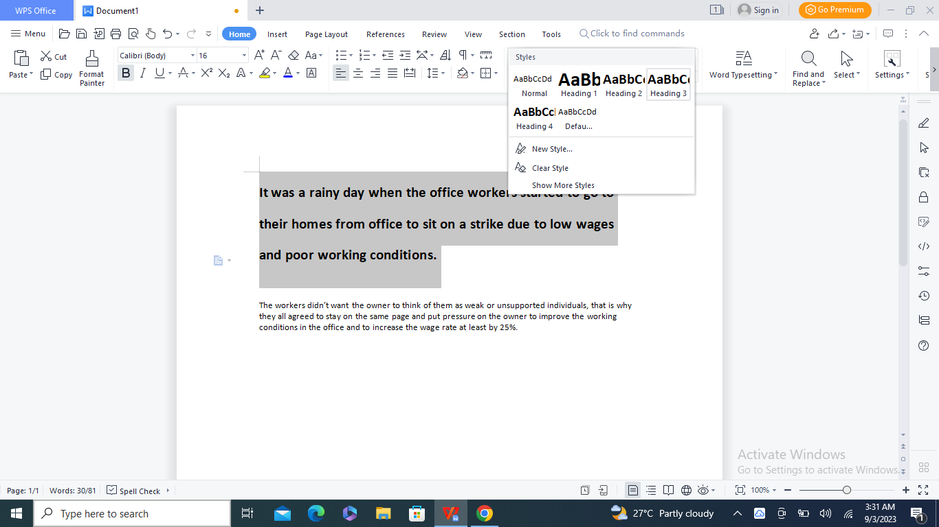 How to Create a Heading in Microsoft Word