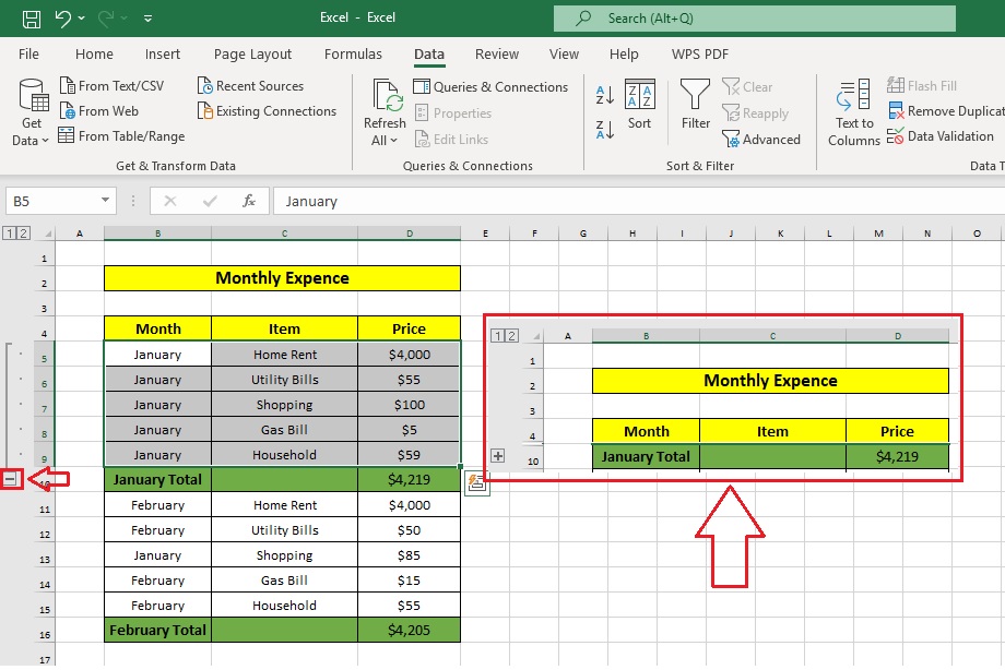 A Step by Step Guide To Create Collapsible Rows In Excel WPS Office Blog