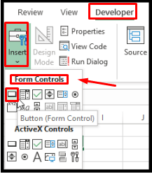 How to Add a Button in Excel (Easy & Quick)