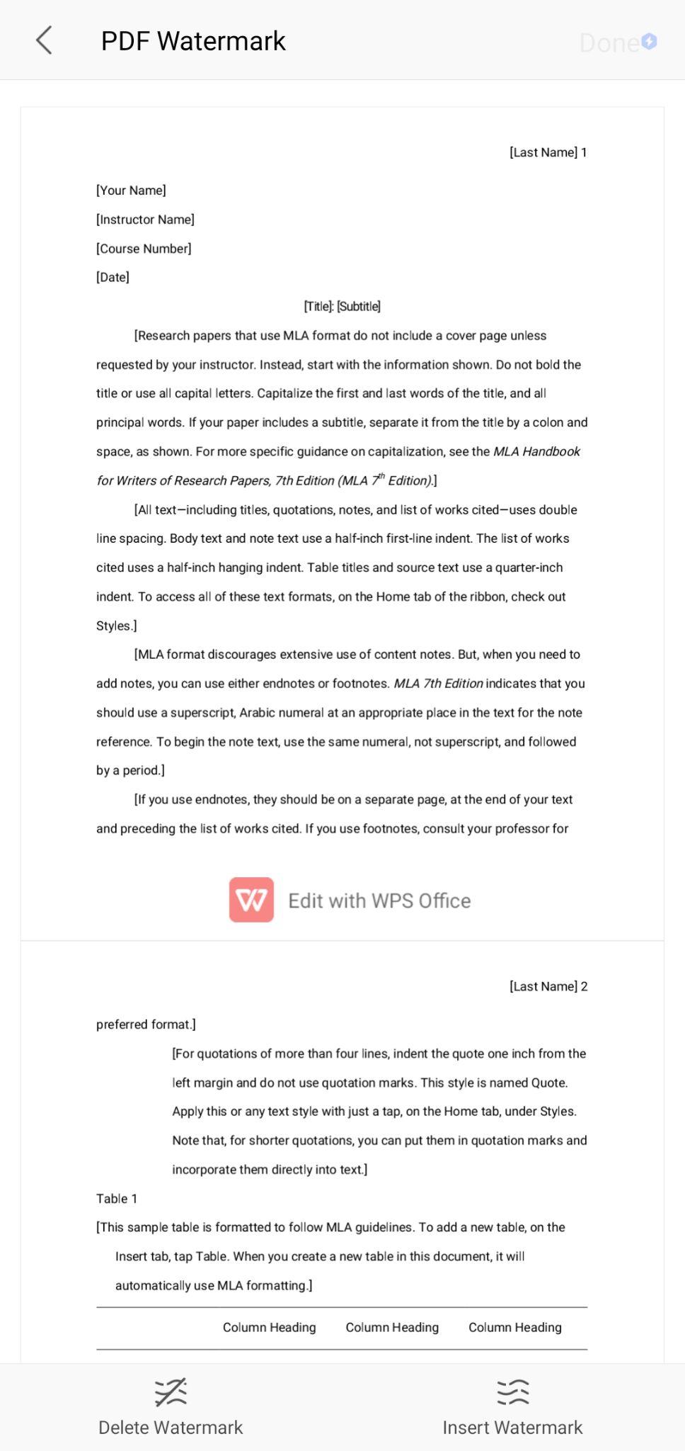 How to Add Watermark in Word for Android [Step-by-Step]
