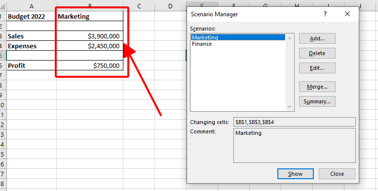 How to Create a Scenario in Excel_ Tutorial for Beginners