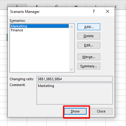 How to Create a Scenario in Excel_ Tutorial for Beginners