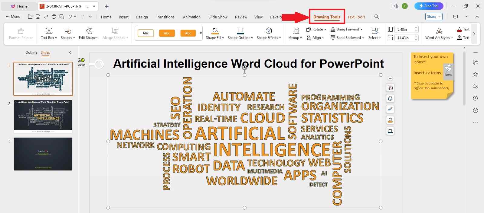 How to Create a Word Cloud in PowerPoint (Easy & Quick)
