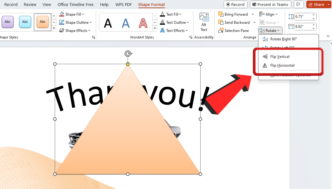 How to Flip Shape in PowerPoint (Step-By-Step Guide)
