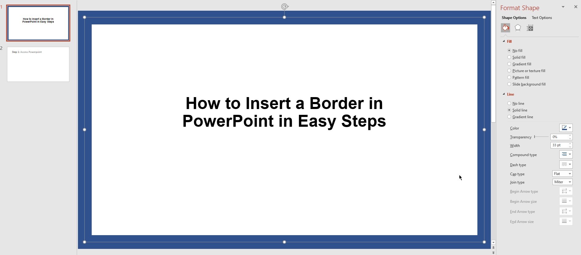 How to Add a Border in PowerPoint:A Step-by-Step Guide