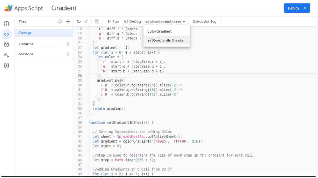 The Power of Google Sheets Gradient Fill for Visual Impact