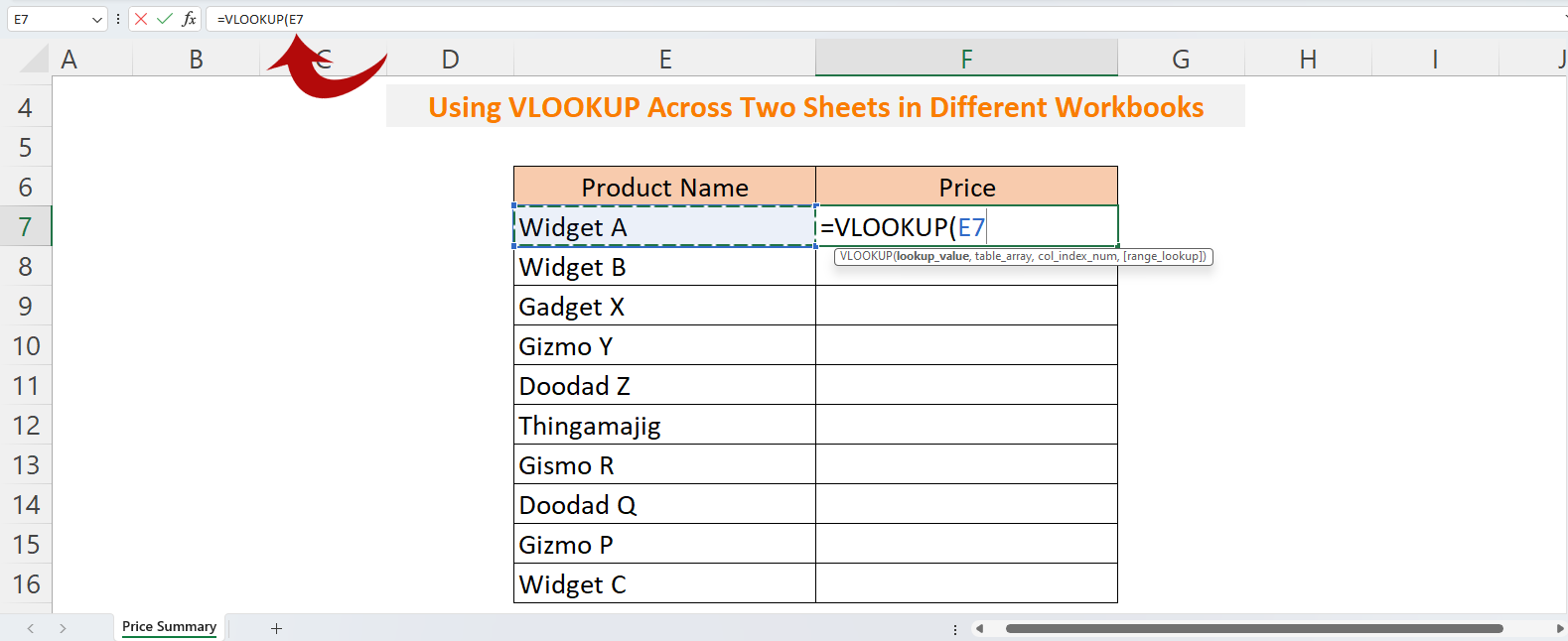 How to Do Vlookup in Excel with Two Spreadsheets (The Ultimate Guide)