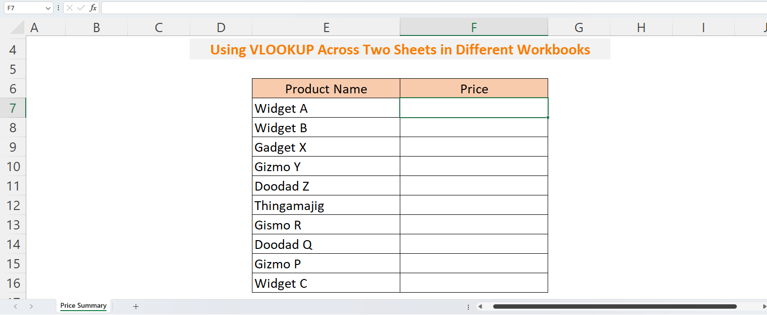 How to Do Vlookup in Excel with Two Spreadsheets (The Ultimate Guide)