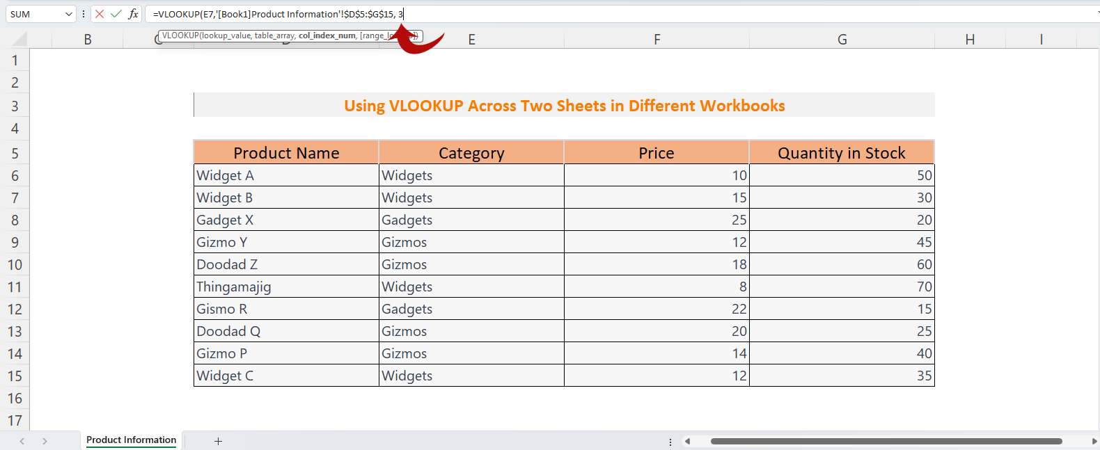 How to Do Vlookup in Excel with Two Spreadsheets (The Ultimate Guide)