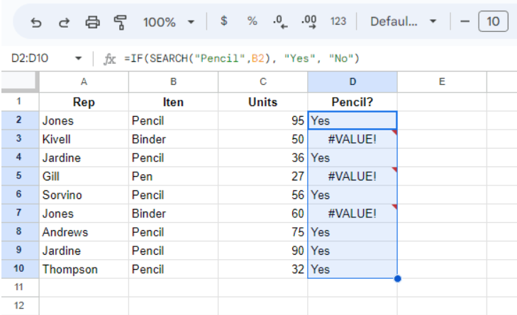 How to Use IF CONTAINS Function to Check Text in Google Sheets (With Examples) | WPS Office Blog