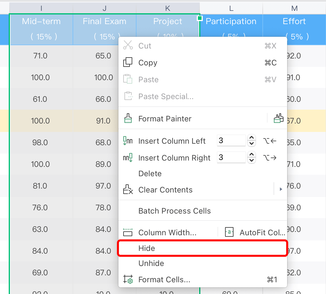 How to Hide Rows in Google Sheets (Easy & Quick)
