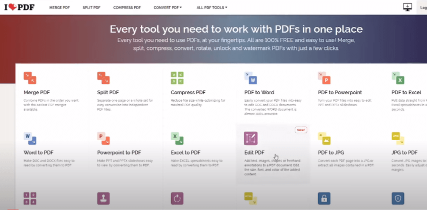 How to Edit PDF Easily in iLovePDF