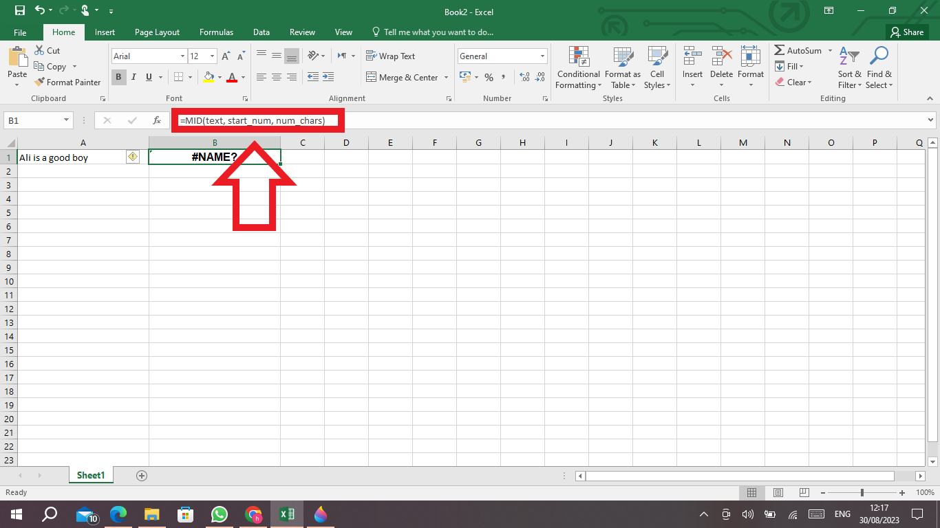 How to Use MID Function in Excel (Step-By-Step)