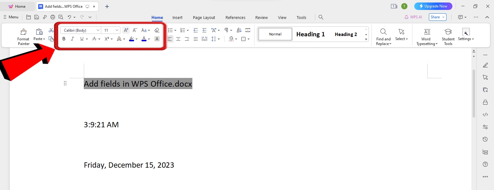 How to Insert Field in Word Using WPS Office (The Easiest Steps)