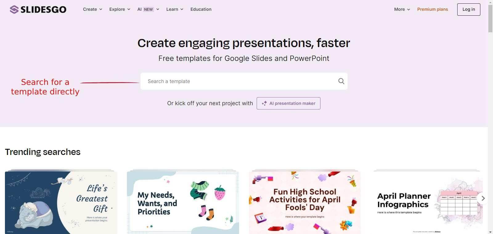 SlideGo 템플릿을 무료로 사용하는 방법 (단계별 가이드)