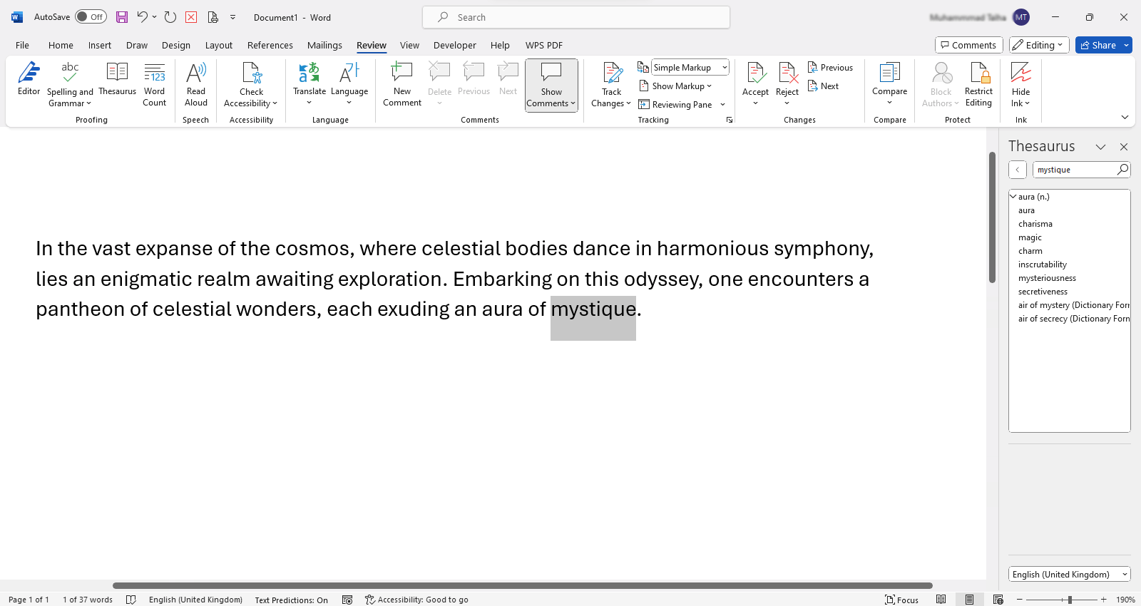 How to Proofread with Microsoft Word