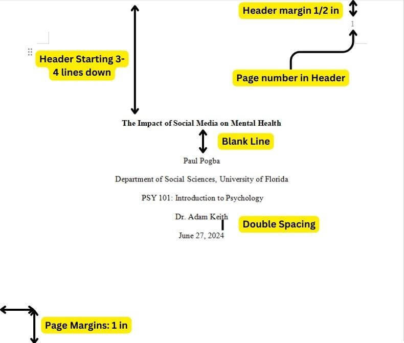 Apa line spacing store