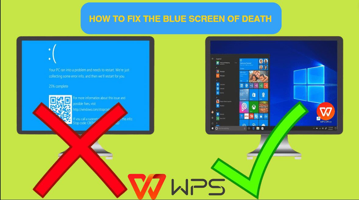 How To Fix Blue Screen Of Death Error In Windows 10 Mini Blue Screen