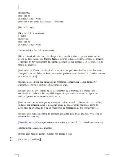 Escribir Carta Formal