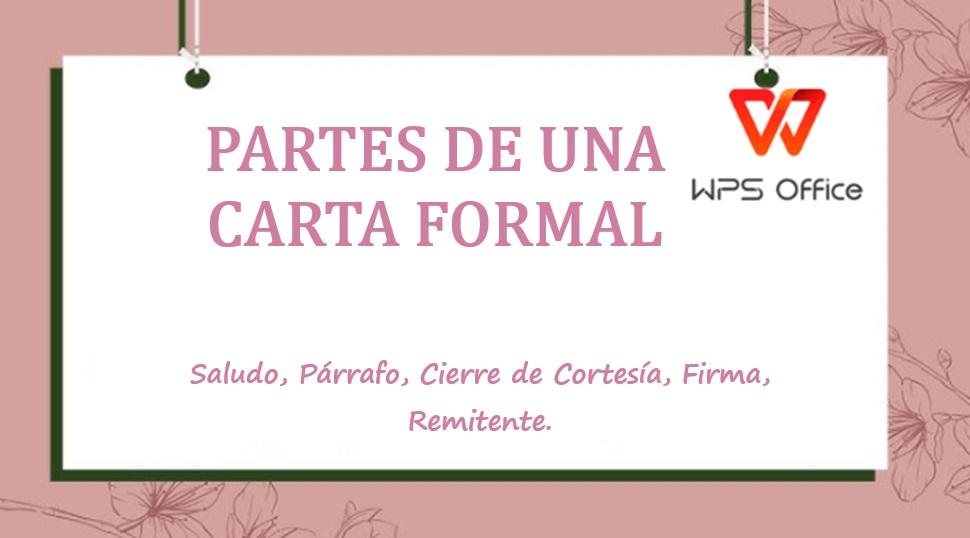 Una Carta Formal
