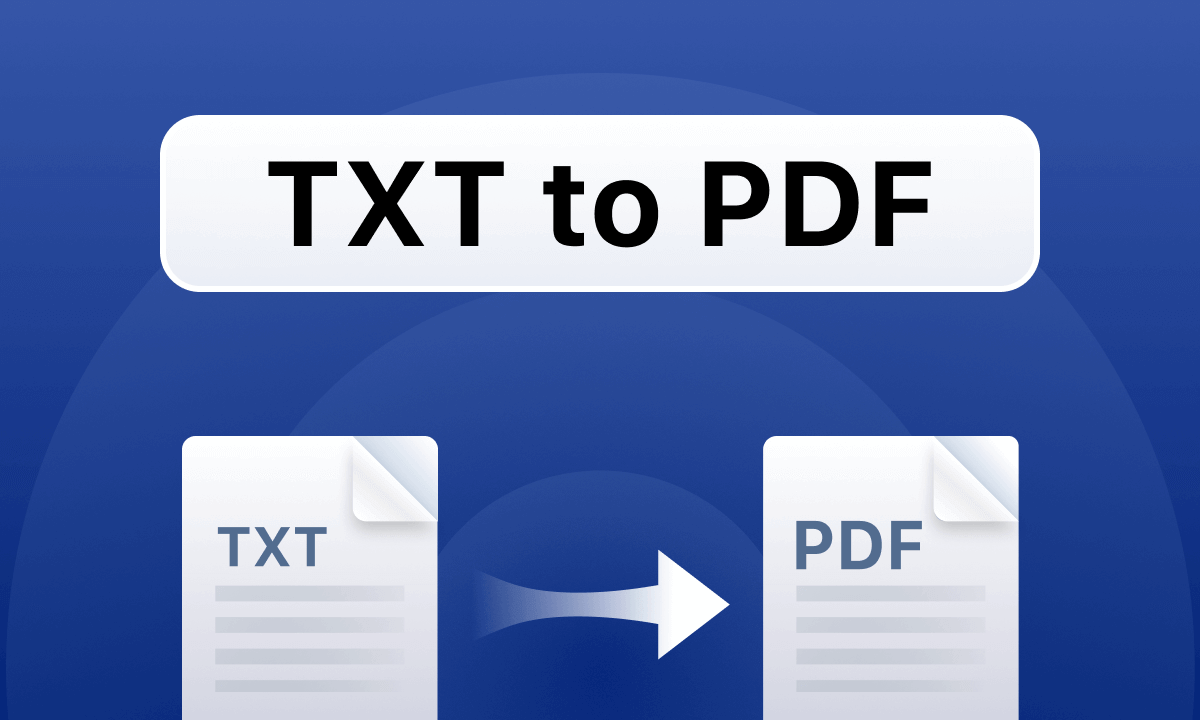 How to Convert from TXT to PDF