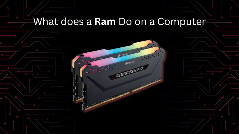 What Does a RAM Do on a Computer?